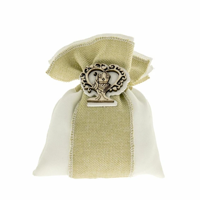 12X ORTES SAC Sachets à Dragées Symbole Confirmation 10x12 CM ...