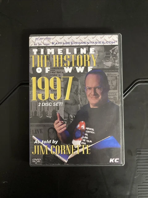 *RARE AF* JIM Cornette Kayfabe Commentaries 1997 Timeline DVD WWF WWE ...