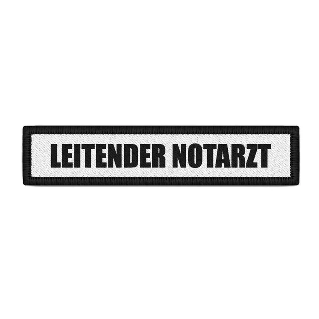 PATCH LEITENDER NOTARZT LNA Klett Streifen Aufnäher #40368 EUR 10,85 ...