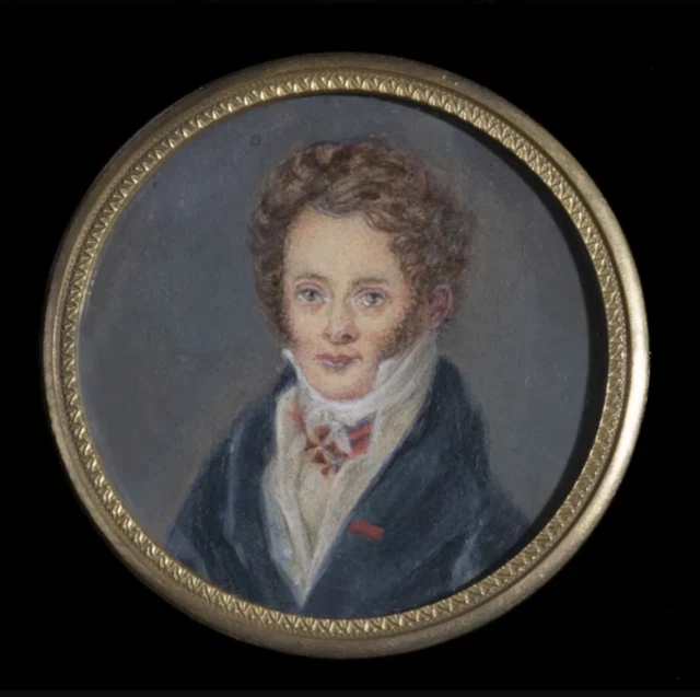 PORTRAIT EN MINIATURE De Gentilhomme Russe, école Russe Du XIXe Siècle EUR 1.500,00 - PicClick FR
