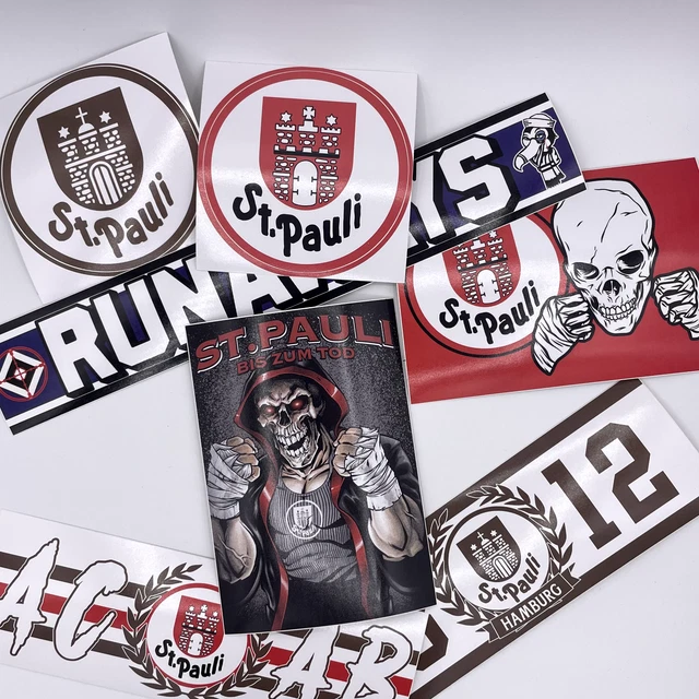 AUFKLEBER ST. PAULI 1910 Hamburg Ultras Millerntor-Stadion Fussball ...