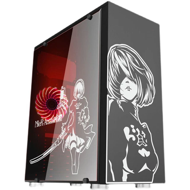 ANIME REMOVABLE WATERPROOF Sticker ATX Gaming PC Case Stickers Computer ...