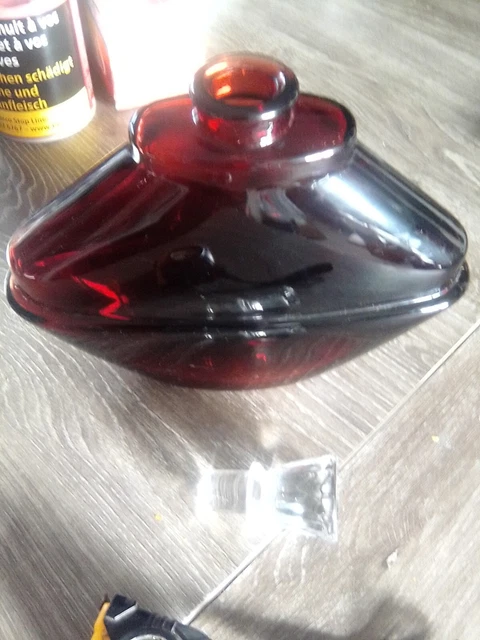 ANCIEN FLACON PARFUM Géant En Cristal En Parfait État Hauteur 27 Cm ...