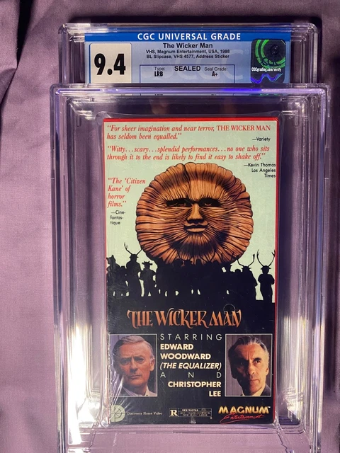 THE WICKER MAN Factory Sealed VHS Graded £1,548.86 - PicClick UK