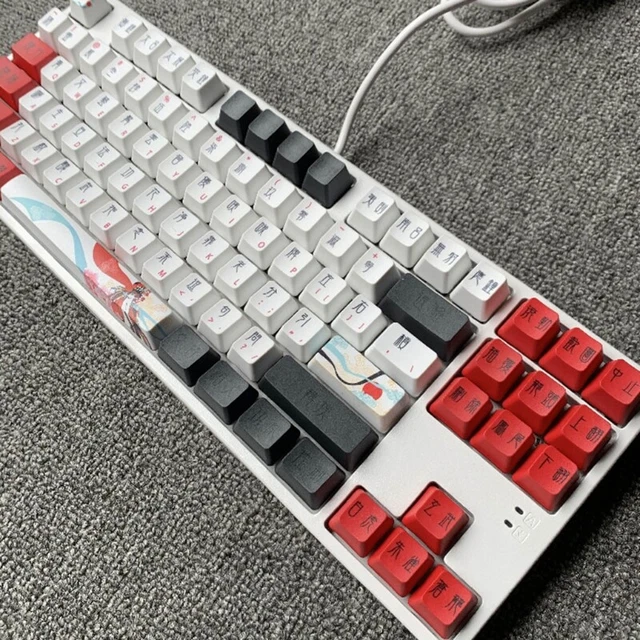 KEYCAP DYE SUBLIMATION OEM Profile Mechanical Keyboard PBT Keycap ...