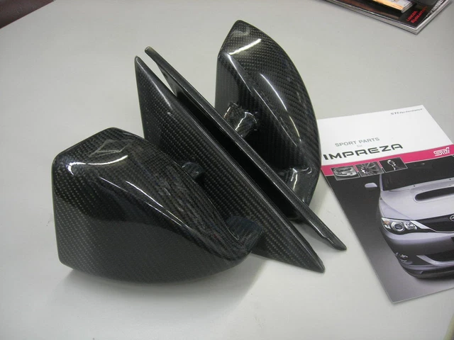 CARBON FIBRE WRC Rally Mirrors: For Subaru Impreza Wrx Sti Jdm Grb Gvf ...