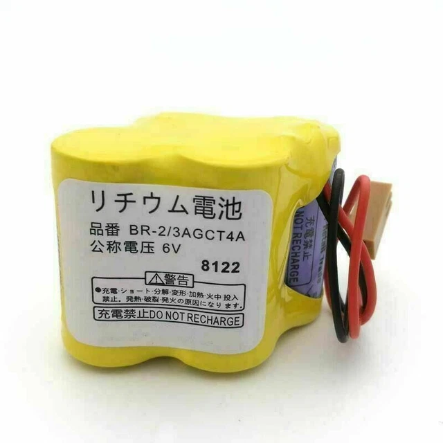 BR-2/3AGCT4A 6V 4400MAH PLC Battery for FANUC A98L-0031-0025 CNC System w/ Plug £9.23 - PicClick UK