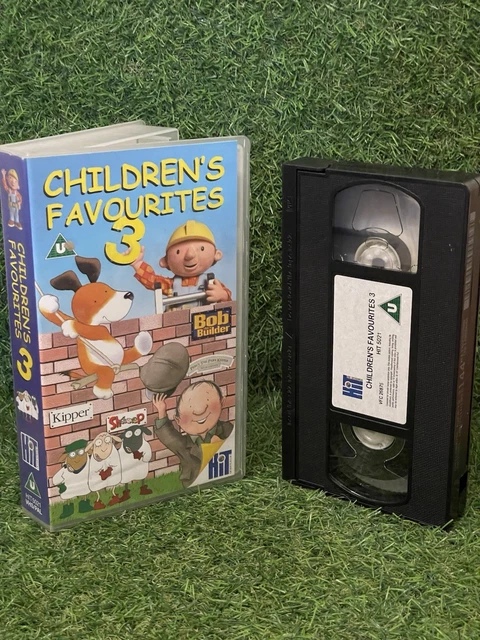 CHILDRENS FAVOURITES 3 VHS Kids Video Tape Lampies Bob The Builder ...