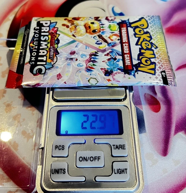 HEAVY POKEMON SCARLET & Violet Prismatic Evolutions Booster Pack | 22 ...