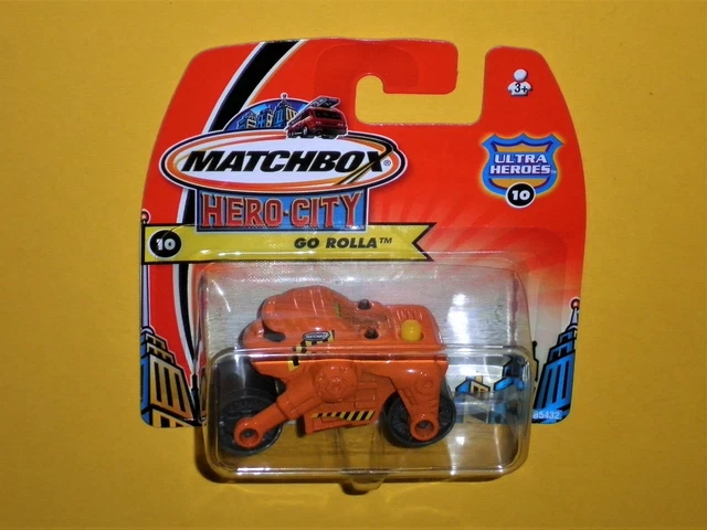MATCHBOX 2004 GO ROLLA MATTEL HERO CITY raro Ultra Heroes Car nuovo di ...
