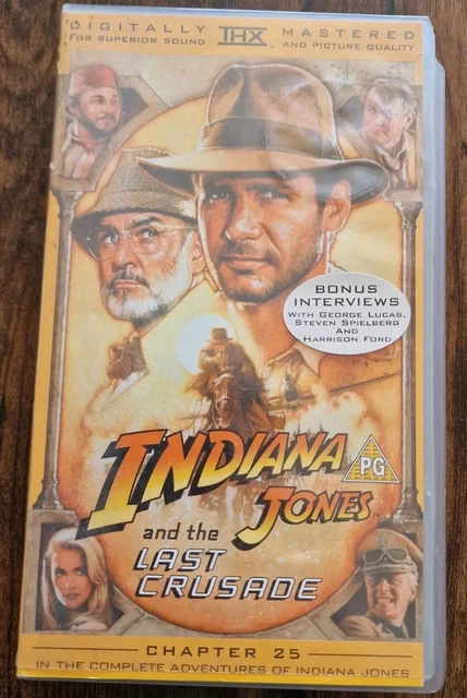 INDIANA JONES AND The LAST CRUSADE - VHS - CHAPTER 25 £5.00 - PicClick UK