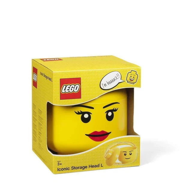 Elegantes Lego Kopf Aufbewahrung Bilder