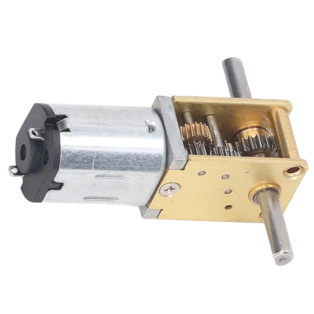 DC12V 27RPM DUAL Shaft Motor Micro Worm Gear Reduction Motor Motor 1218 ...