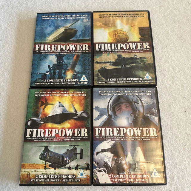 FIREPOWER DVD COLLECTION -Very Good - 10 Complete Episodes. £7.50 ...