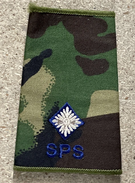 GENUINE BRITISH ARMY SPS DPM 2nd Lieutenant Sergeant rank slide Cbt 95 ...