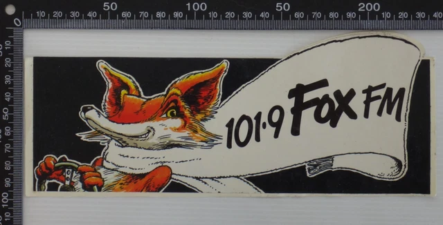 VINTAGE 101.9 FOX Fm Melbourne Radio Station Souvenir Vfl Footy Promo ...