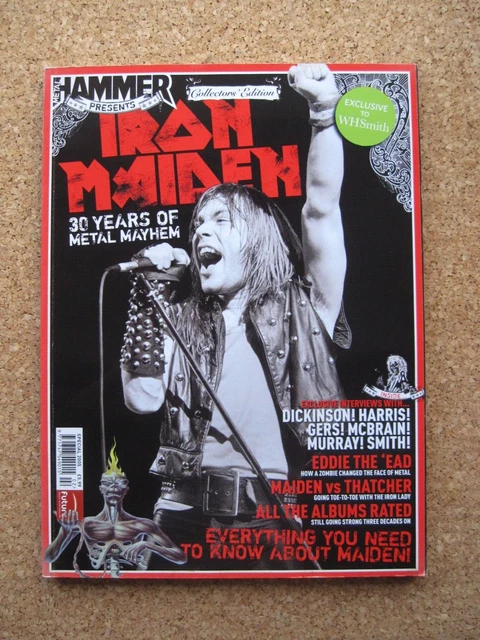 IRON MAIDEN - Magazine - Metal Hammer Collectors Edition (WHSmith ...