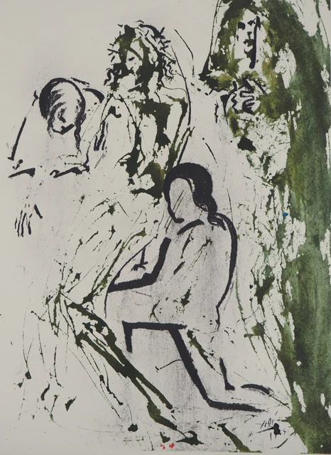 SALVADOR DALÍ: SETTING to The Tombeau, Lithography Original Signed ...