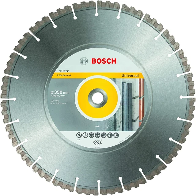 BOSCH PROF DIAMOND Cutting Disc 'Best for Universal' Ø350 x 20/25.40 x ...