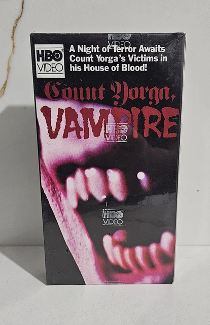 COUNT YORGA VAMPIRE (Factory Sealed HBO Release Vhs) £39.58 - PicClick UK