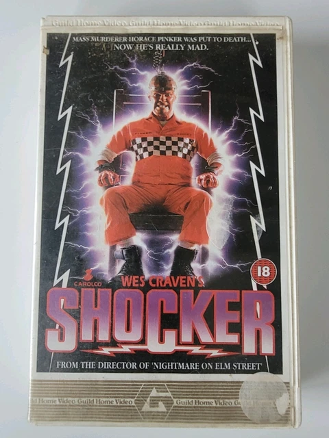 RARE WES CRAVENS ' Shocker' Vhs Tape Horror £10.77 - PicClick UK