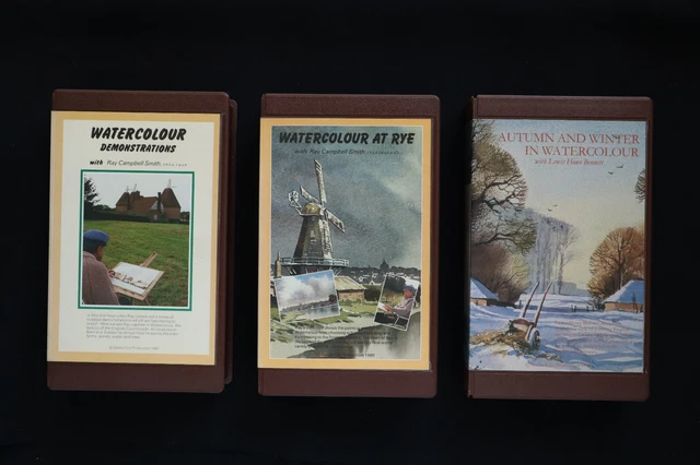 WATERCOLOUR PAINTING DEMO VHS Art videos Ray Campbell Smith & Lewis ...