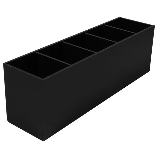 COMPARTMENT MAKEUP BRUSH Holder Pen Remote Controller Storage Pot Home ...