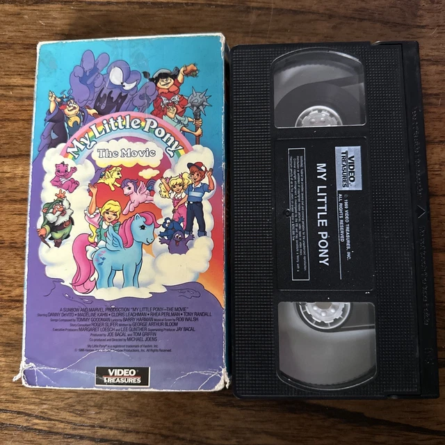 MY LITTLE PONY The Movie VHS Tape 1990 /Danny Devito /Rhea Perlman ...