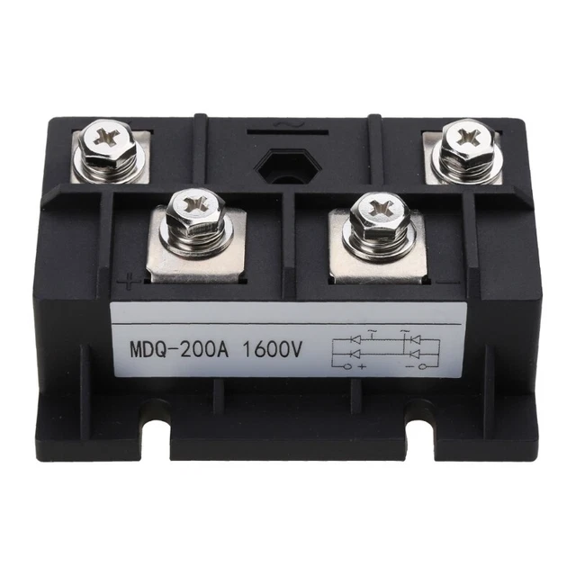 BRIDGE RECTIFIER 200A Single Phase Diode Bridge Rectifier Full Diode ...