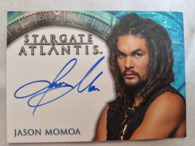 JASON MOMOA AS Ronon Dex Stargate Atlantis Limited Edition Autograph ...