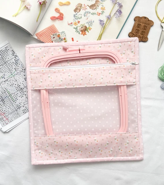 CROSS STITCH PROJECT Bag (Pink) £21.50 - PicClick UK