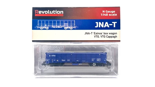 REVOLUTION TRAINS N Gauge - 107L - Jna Box Wagon Vtg Cappagh Blue ...