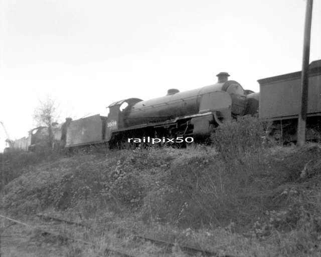 ORIGINAL RAILWAY NEGATIVE. S15 class steam loco 30499 at Barry in 1971 ...