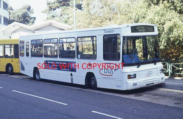 35MM ORIGINAL BUS slide Transdev Yellow Buses Bournemouth N469 TPR £3. ...
