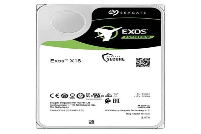 SEAGATE 14TB EXOS X18 3.5" Hard Drive ST14000NM004J (SATA 6Gb/s/256MB ...