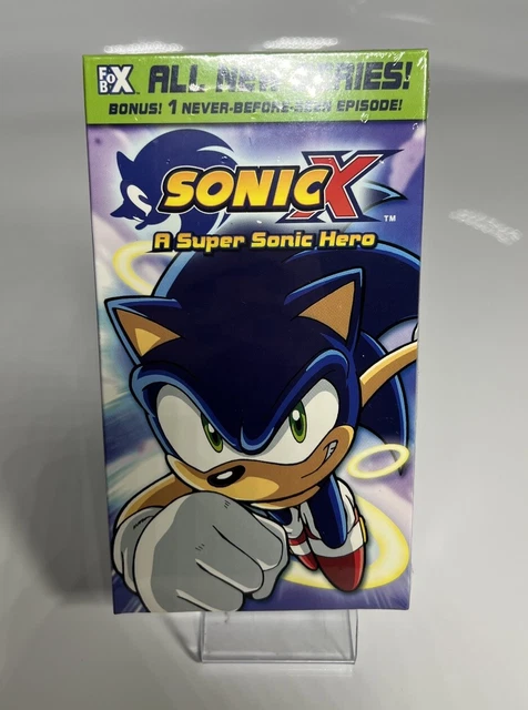 SONICX A SUPER Sonic Hero New Anime VHS Video Tape 2004 Funimation ...