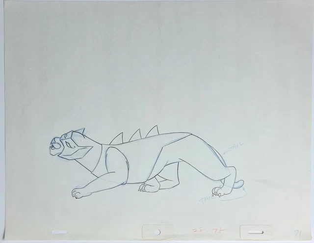 SHE-RA PRINCESS OF Power Animation Production Cel Drawing: Catra - 2543 ...