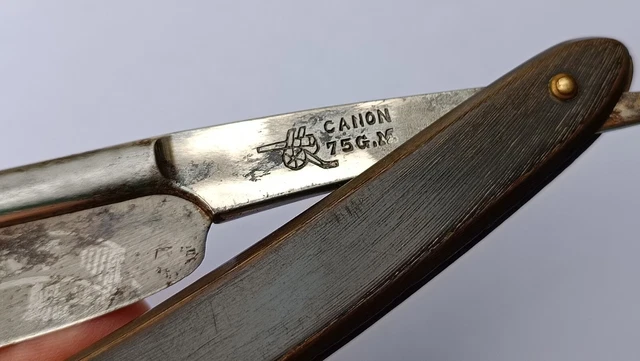 COUPE CHOUX CANON 75 G.M Vintage Straight Razor Antique Barber Tool 🪒 ...