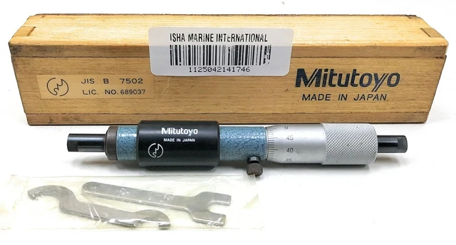 MITUTOYO JIS B 7502 Micromètre Fabriqué En Japon EUR 1.101,46 - PicClick FR