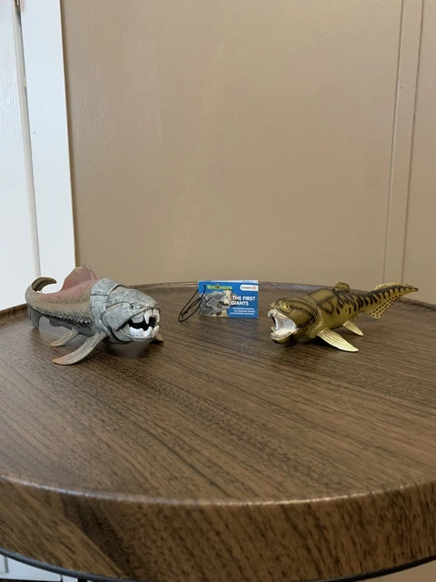 SCHLEICH DUNKLEOSTEUS & Safari Ltd Dunkleosteus, Prehistoric Fish, Sea ...