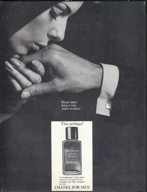 1968 VINTAGE ADVERT for CHANEL FOR MEN After Shave. Free UK p&p £5.95 ...