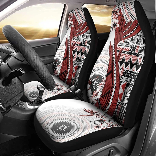 PERSONALISED POLYNESIAN MEMORIAL Car Seat Cover Your Wings Were Ready ...