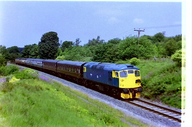 35MM RAILWAY COLOUR Negative Class 26 024 at Little Burrs ELR £1.75 ...