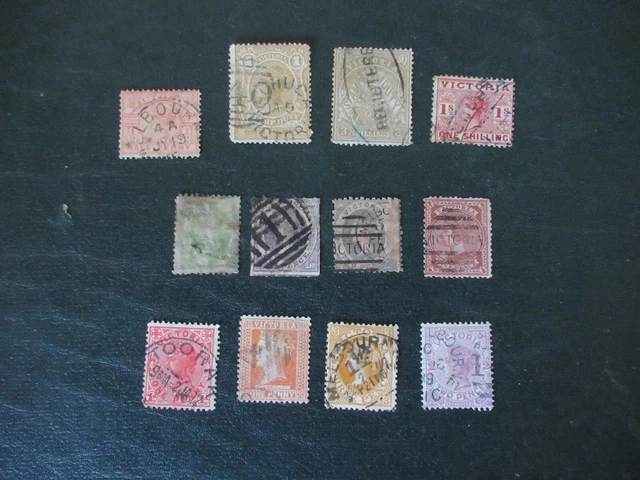 AUSTRALIAN STATE STAMPS: Victoria used selection $13.00 - PicClick AU