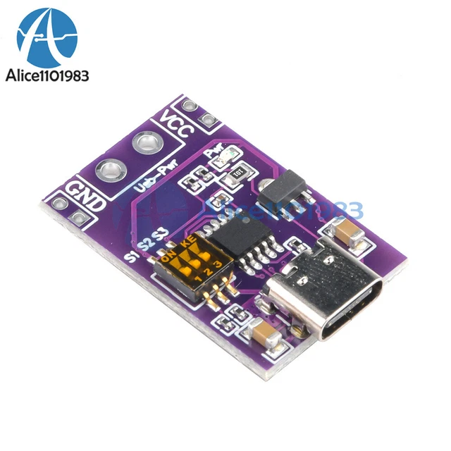 TYPE-C QC AFC PD2.0 PD3.0 to DC Fast Charge decoy Trigger Charging ...