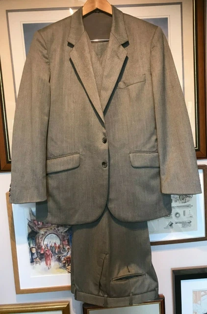 *RARE* SACKVILLE AUSTIN Reed Men's Three Piece Suit Size Jkt 44S Leg 36 ...