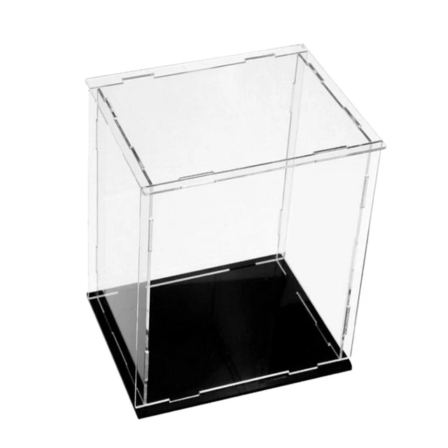CLEAR ACRYLIC DISPLAY Case Containers Retail Storage Showcase ...