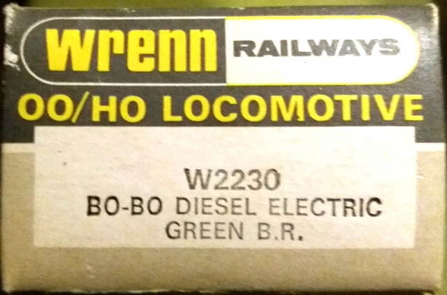WRENN W2230 LOCOMOTORE Diesel BO-BO D8017 B.R. scala 00/H0 EUR 150,00 ...