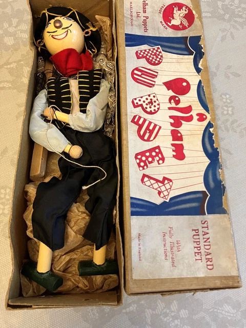 VINTAGE PELHAM PUPPET Mexican Boy 1950's with original box £30.00 ...