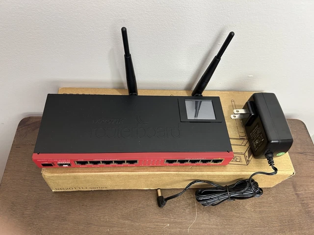 MIKROTIK ROUTERBOARD RB2011UIAS-2HND-IN 10-Port Ethernet Router $41.99 ...